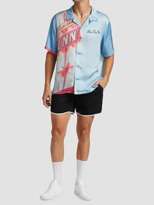 BLUE SKY INN Waiter Elastic Waistband Shorts