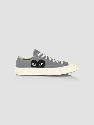 Play Comme Des Garcon Cdg Play X Converse Chuck Taylor All Star Low-top Sneakers - Grey