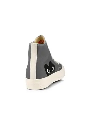 Play Comme Des Garcon Cdg Play X Converse Chuck Taylor All Star Single Heart High-top Sneakers - Blue