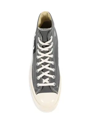 Play Comme Des Garcon Cdg Play X Converse Chuck Taylor All Star Single Heart High-top Sneakers - Blue