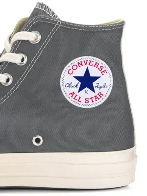 Play Comme Des Garcon Cdg Play X Converse Chuck Taylor All Star Single Heart High-top Sneakers - Blue