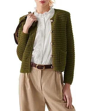 Ba&sh Ba & Sh Gaspard Cardigan Khaki