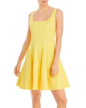 Staud Staud Wells Mini Dress Wallflower
