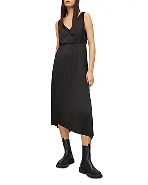 knee length dresses for ladies Baby'O Clothing Women's Cropped Front Layered Sweater Knit Midi Tunic Dress, Size: XL, Blue