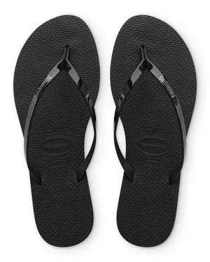 Havaianas You Metallic Slim Flip-flops - Black