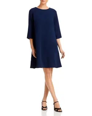 Caroline Rose A-line Dress - Navy