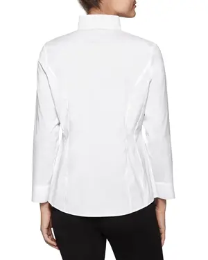 Misook Mandarin Collar Shirt