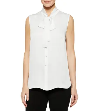 Misook Tie Detailed Blouses