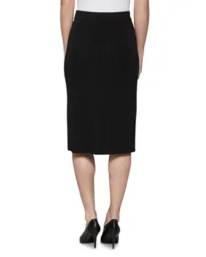 Misook Straight Pull-on Skirt