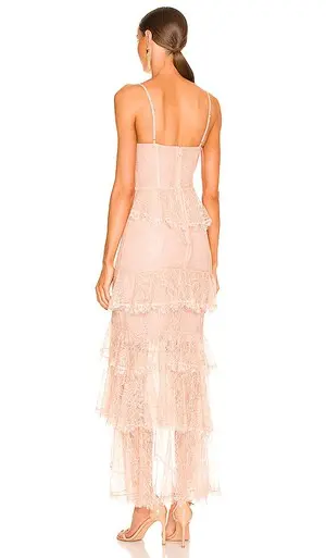 Majorelle Zelda Fitz Gown - Nude