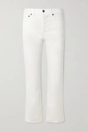 THE ROW Lesley Cropped Jeans - White