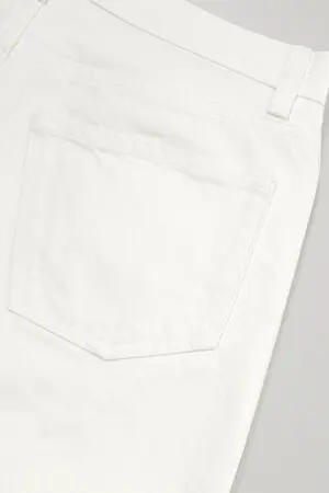 THE ROW Lesley Cropped Jeans - White