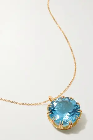 Ileana Makri Crown 18-karat Topaz Necklace - Gold