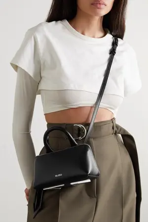 Attico Friday Mini Leather Tote