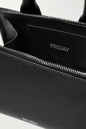 Attico Friday Mini Leather Tote