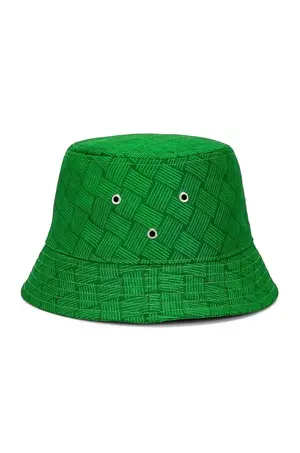 Bottega Veneta Intreccio Jacquard Bucket Hat - Parakeet