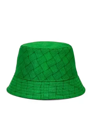 Bottega Veneta Intreccio Jacquard Bucket Hat - Parakeet