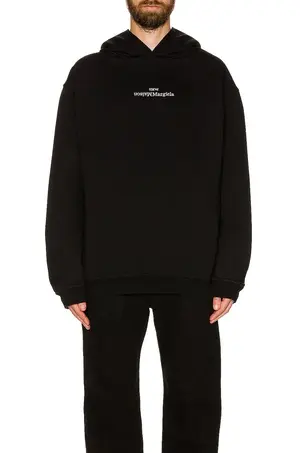 MAISON MARGIELA Upside Down Logo Hoodie