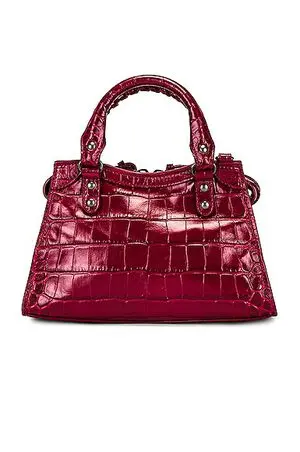 Balenciaga Mini Neo Classic City Bag In Wine