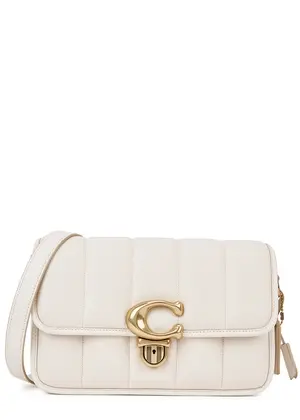 COACH Studio Ivory Quilted Leather Shoulder Bag