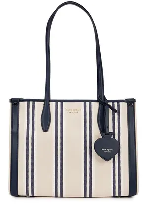 Kate Spade New York Market Striped Canvas Tote
