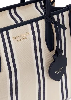 Kate Spade New York Market Striped Canvas Tote