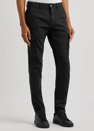 REPLAY Hyperflex X-lite Slim-leg Cargo Trousers