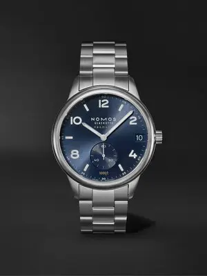 NOMOS GLASHUTTE Club Sport Automatic 42mm Stainless Steel Watch - Blue