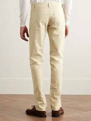 Loro Piana Slim-fit Cotton-blend Trousers
