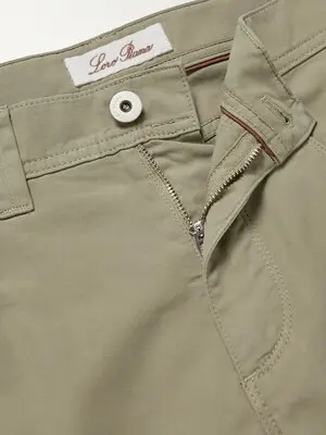 Loro Piana Slim-fit Cotton-blend Trousers