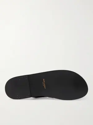 Saint Laurent Culver Leather Sandals
