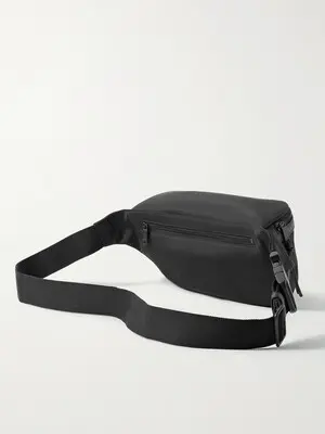 Saint Laurent Leather-trimmed Nylon Belt Bag