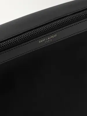Saint Laurent Leather-trimmed Nylon Belt Bag