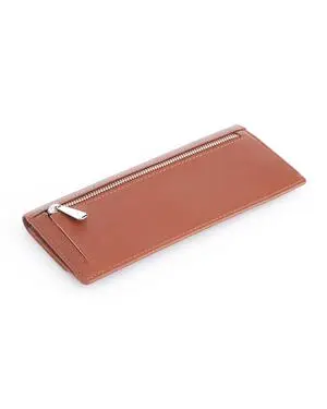 ROYCE NEW YORK Monogrammed Rfid Blocking Leather Clutch Wallet, Personalized One-color