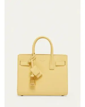 Saint Laurent Sac De Jour Nano Top-Handle Bag Lemon