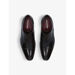 LOAKE Sharp Leather Oxford Shoes - Dark Brown
