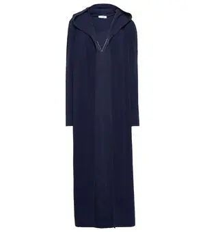 Alaïa Hooded Wool-blend Cardigan