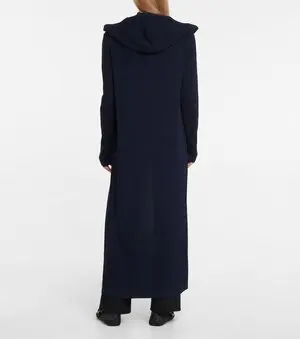 Alaïa Hooded Wool-blend Cardigan