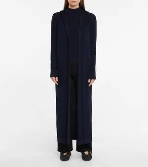 Alaïa Hooded Wool-blend Cardigan