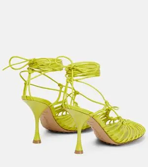Bottega Veneta Dot 100 Leather Sandals