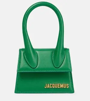 Jacquemus Jacquemus Le Chiquito Leather Tote Bag Green