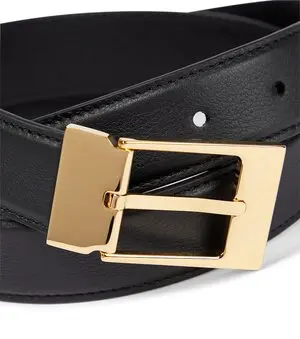 THE ROW Jewel Leather Belt - Black
