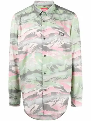 DIESEL® Cl-s-tucker Camouflage Shirt