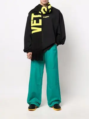 Vetements Double-logo Merino Scarf