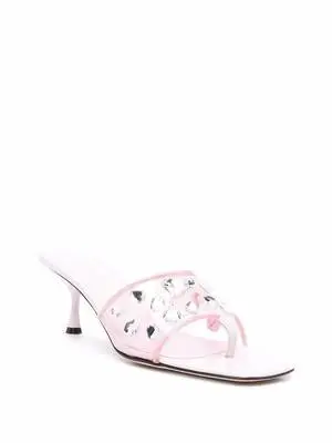SERGIO ROSSI 75mm Crystal-embellished Sandals