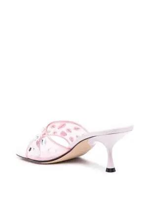 SERGIO ROSSI 75mm Crystal-embellished Sandals