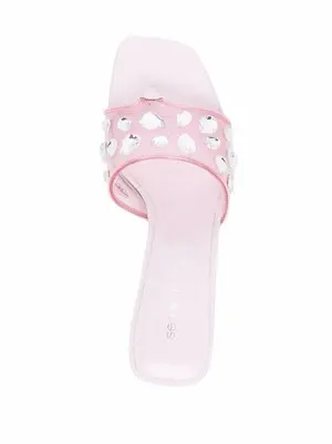 SERGIO ROSSI 75mm Crystal-embellished Sandals