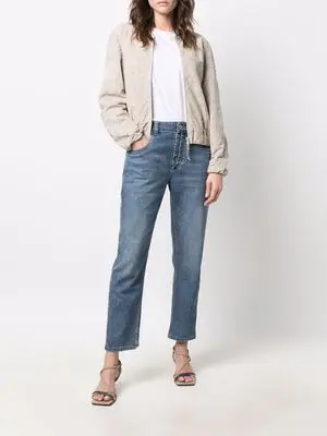 Brunello Cucinelli Mid-rise Straight-leg Jeans