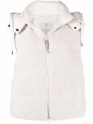Brunello Cucinelli Knitted Padded Vest