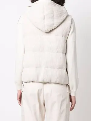 Brunello Cucinelli Knitted Padded Vest